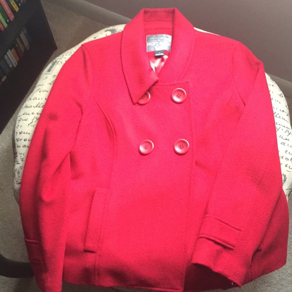 mac & jac | Jackets & Coats | Mac Jac Red Coat | Poshmark